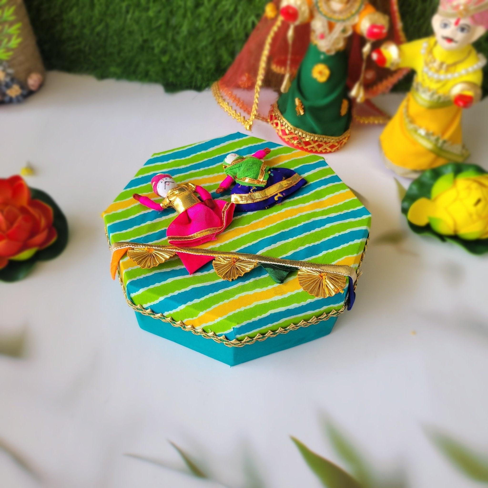 Handmade Ghewar Box with Classic Charm | Meetha Ghewar