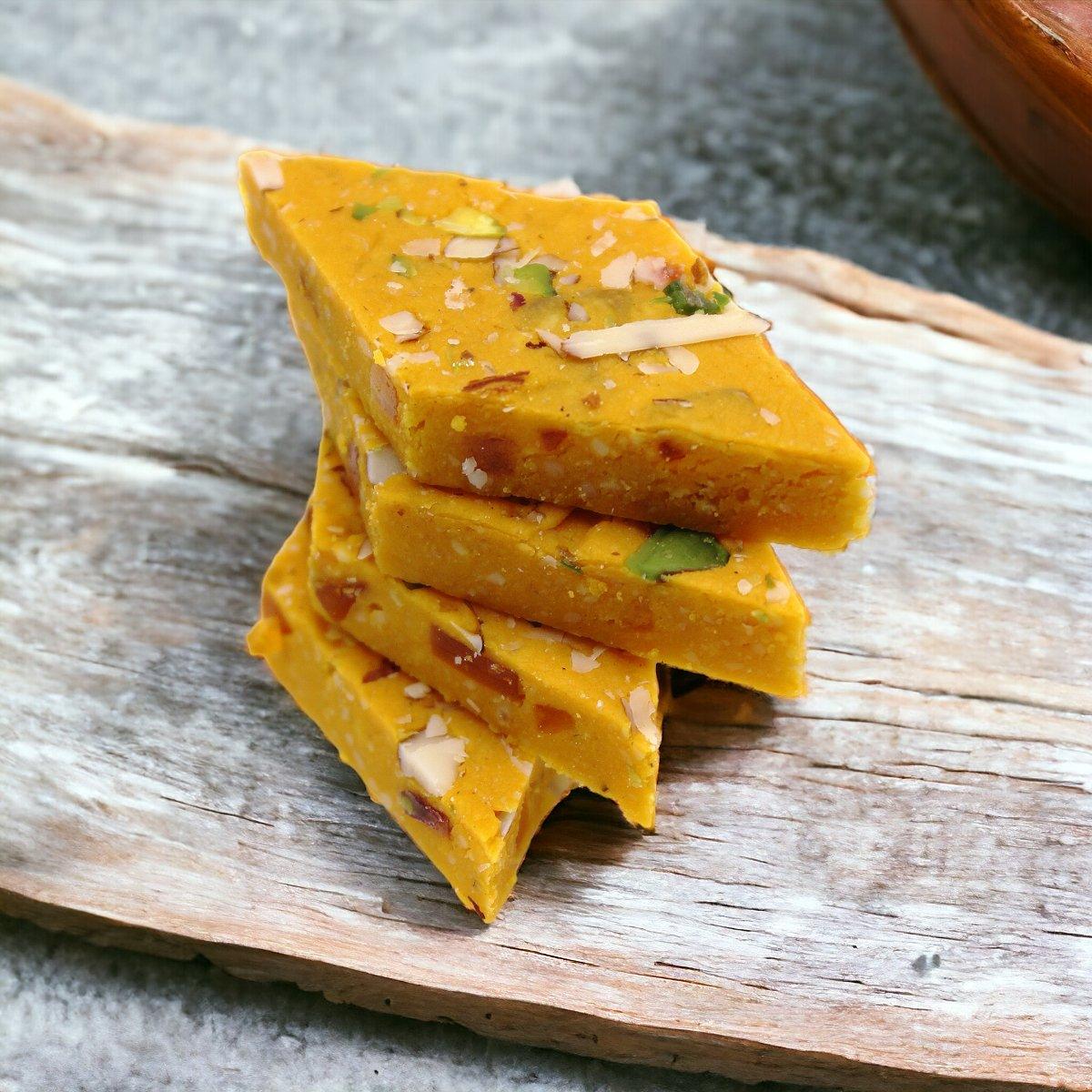 Mango Kaju Katli - 400gm - SweeDesi