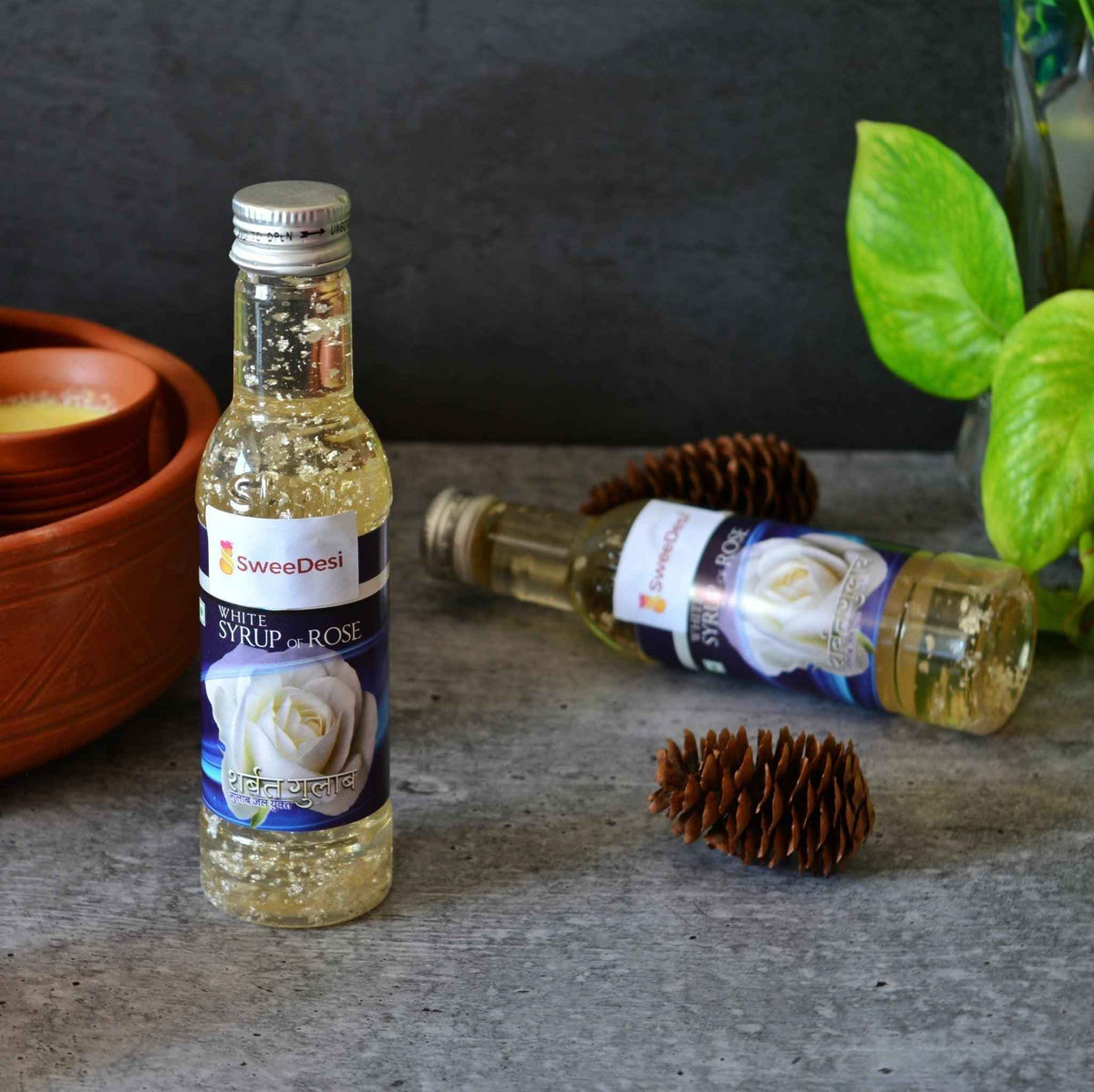 Buy Refreshing & Natural White Rose Sharbat Online at Sweedesi