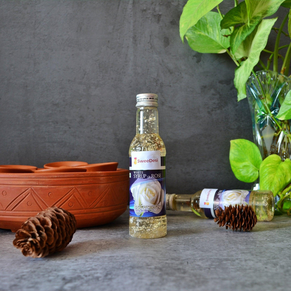 Buy Refreshing & Natural White Rose Sharbat Online at Sweedesi