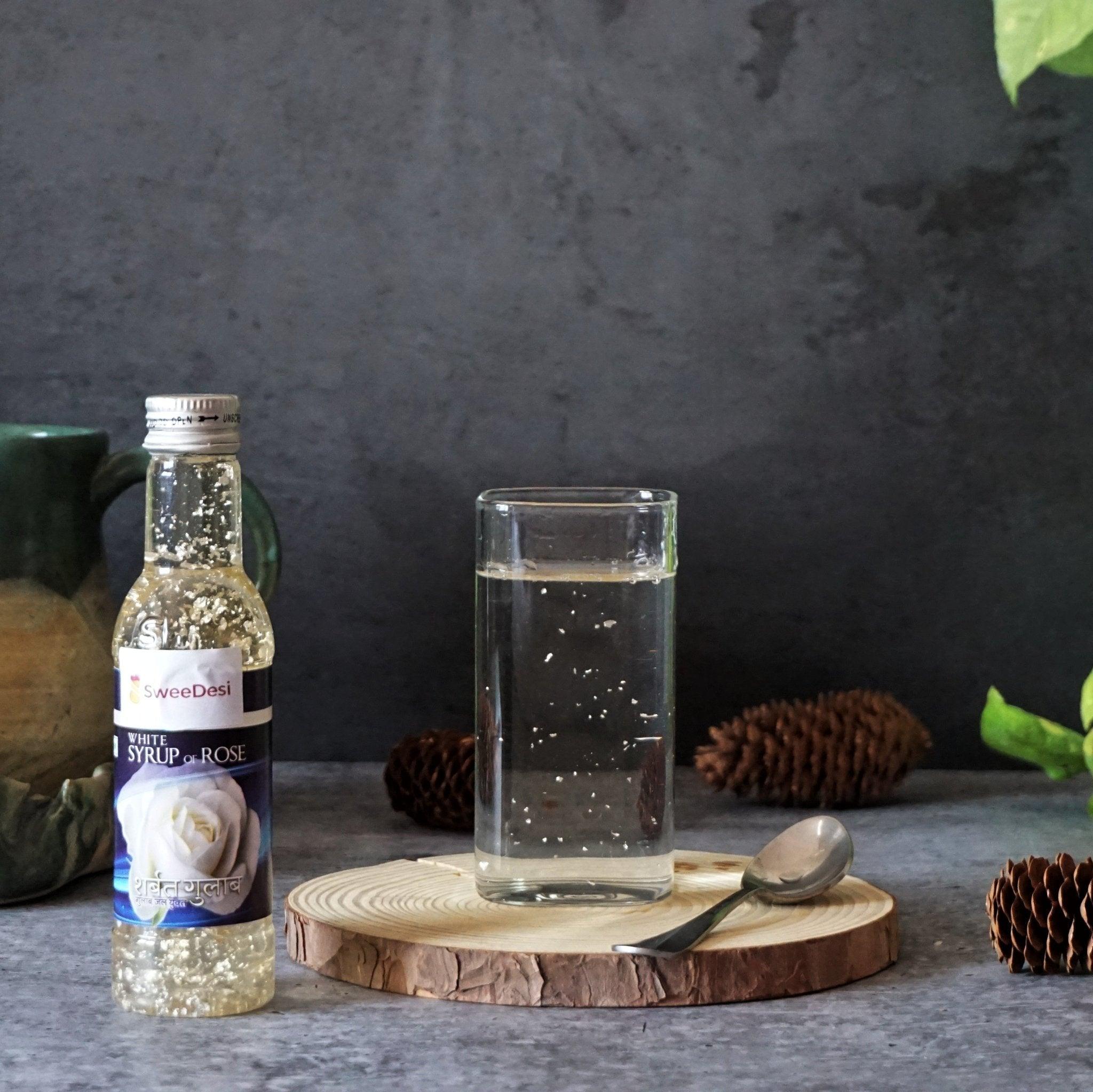 Buy Refreshing & Natural White Rose Sharbat Online at Sweedesi