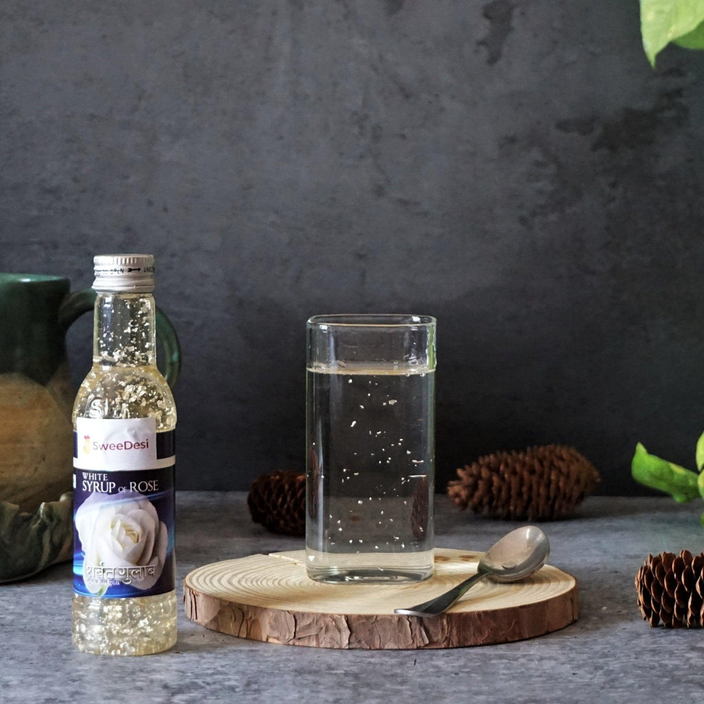 Buy Refreshing & Natural White Rose Sharbat Online at Sweedesi